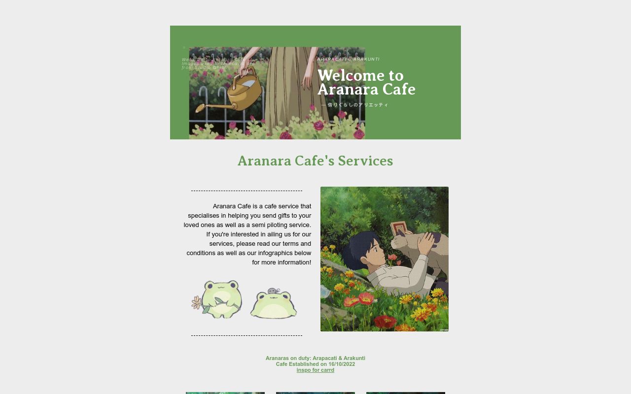 aranara cafe ᵎ ₍ᐢ..ᐢ₎